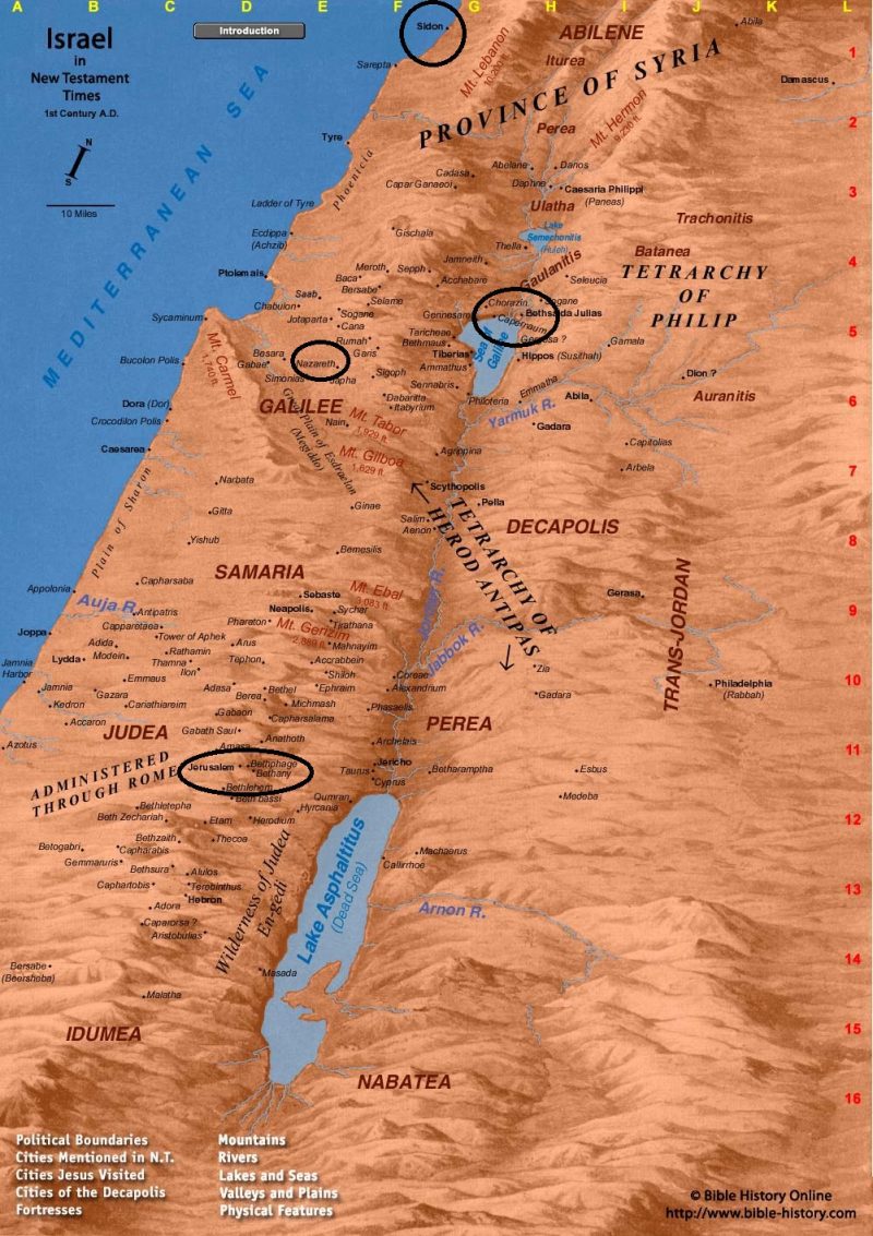 Jesus - Traveling to and from Bethany > Talk of JESUS . com