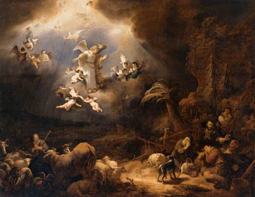 Voices of Angels for Shepherds near Bethlehem > Talk of JESUS . com